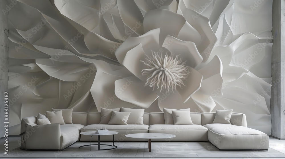 3D wallpaper transforms surfaces into stunning focal points, adding ...