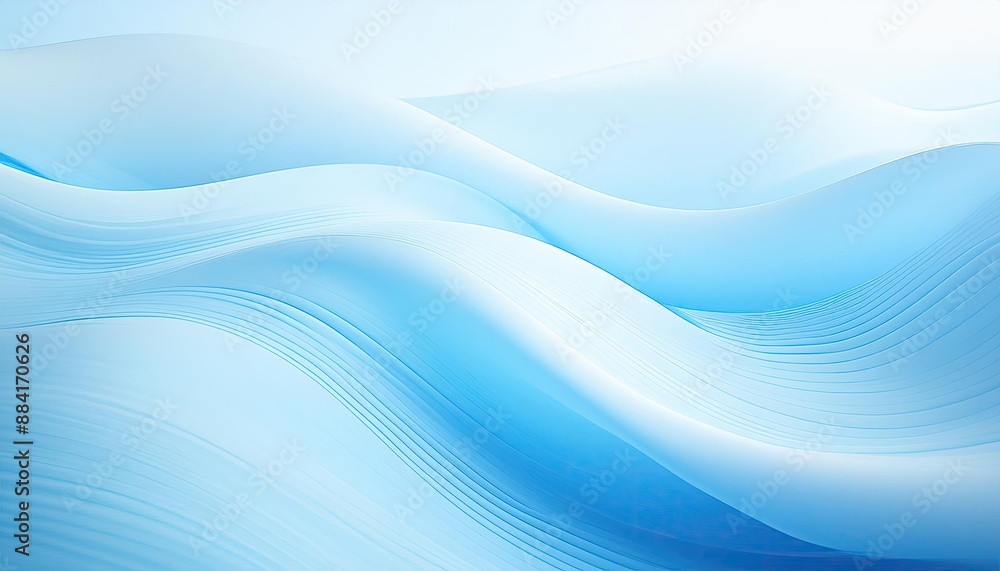 Light blue background, wavy light blue abstract background, abstract ...