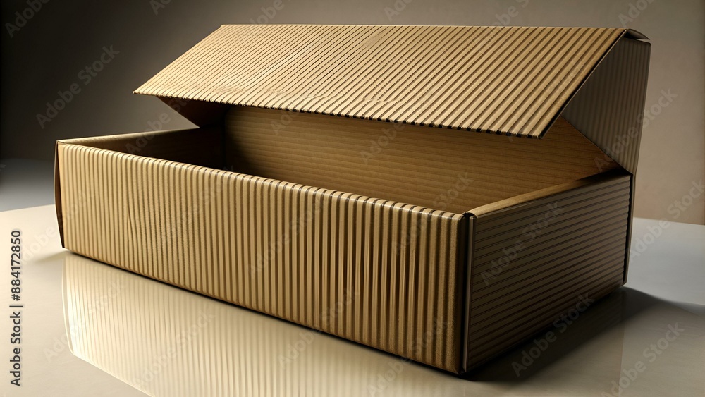 Roll End Tuck Top (RETT) Corrugated mailer box or shipping box dieline ...