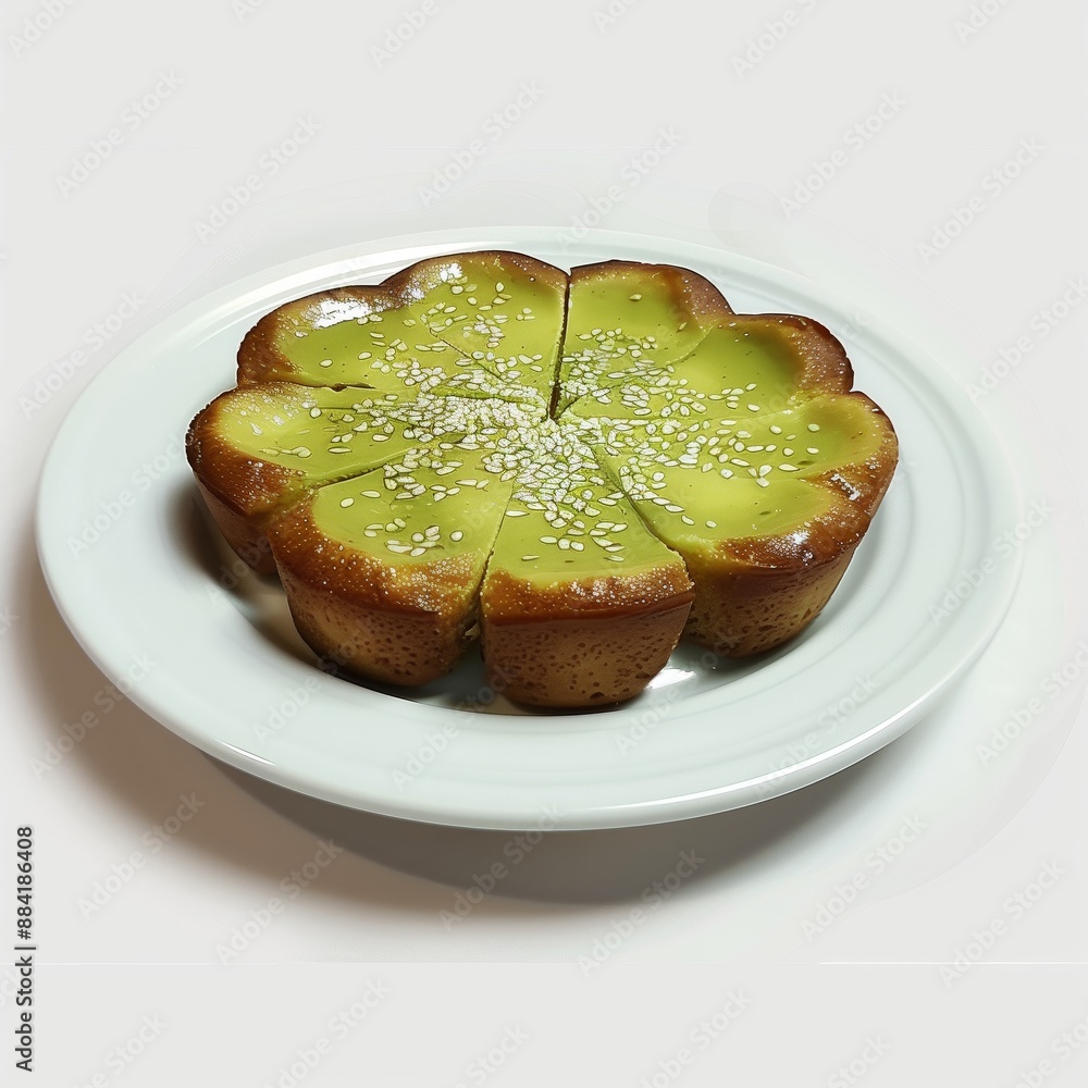 Kuih Bakar (Baked Pandan Kuih), also known as Kuih Bingka, is a ...