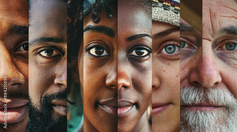individuals faces as they react to winning the lottery. Capture ...