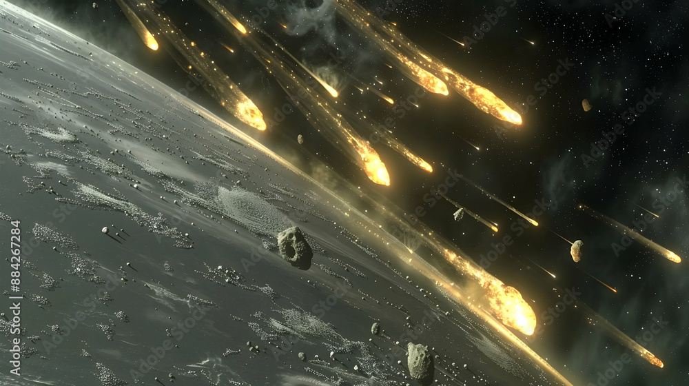 An infographic detailing the various types of meteoroids and their ...