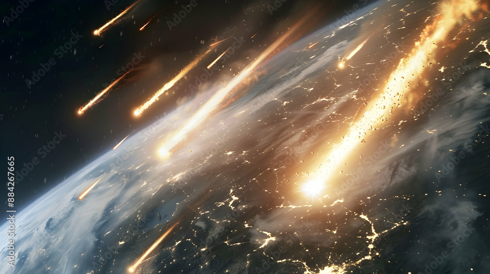 An infographic detailing the various types of meteoroids and their ...