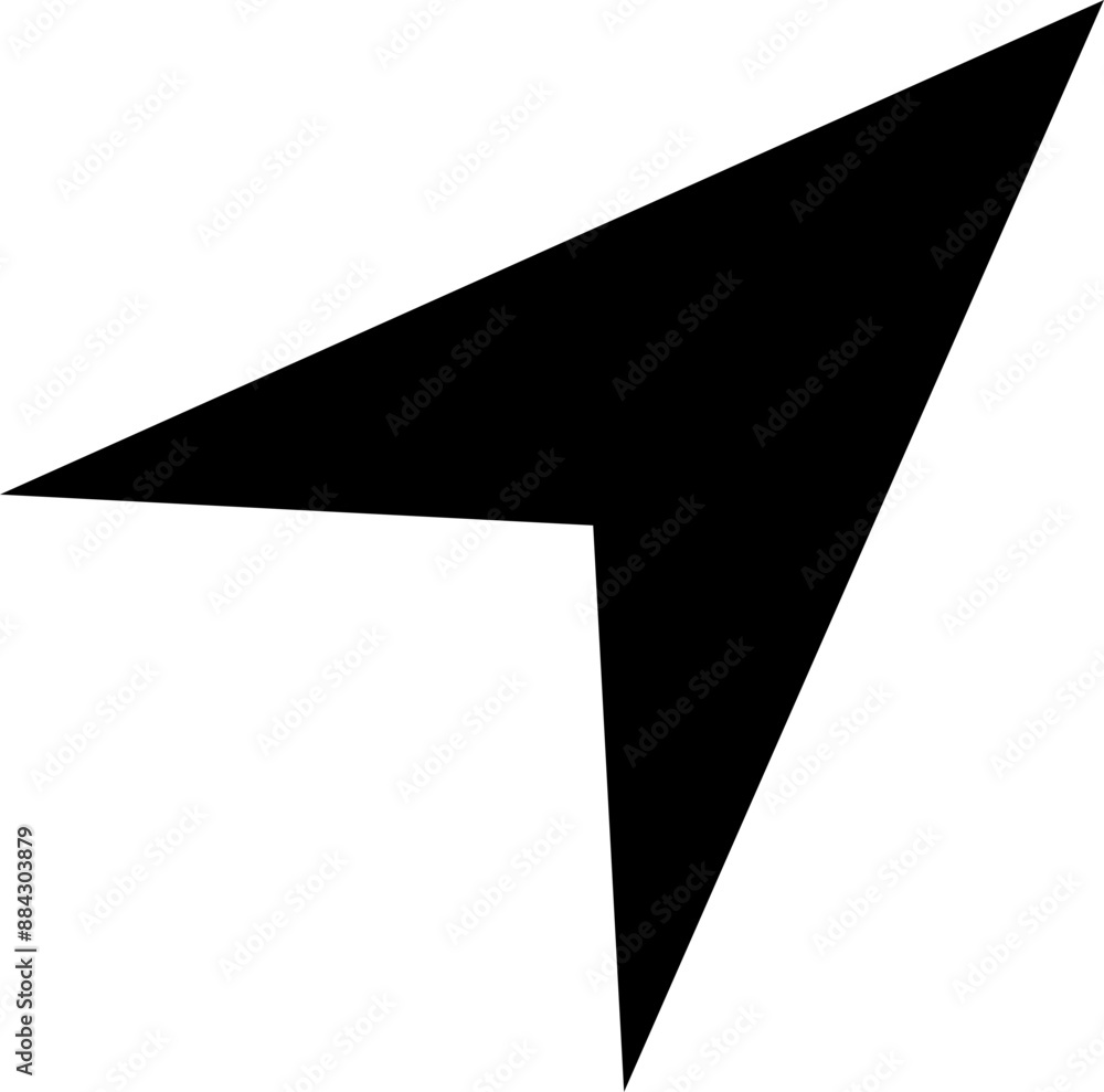 Vector navigation arrow icon. compass icons. Map Pinpoint, GPS ...