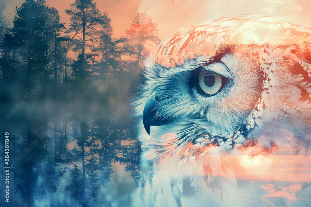 Beautiful Animals Blending with Serene Water and Nature Backgrounds by ...