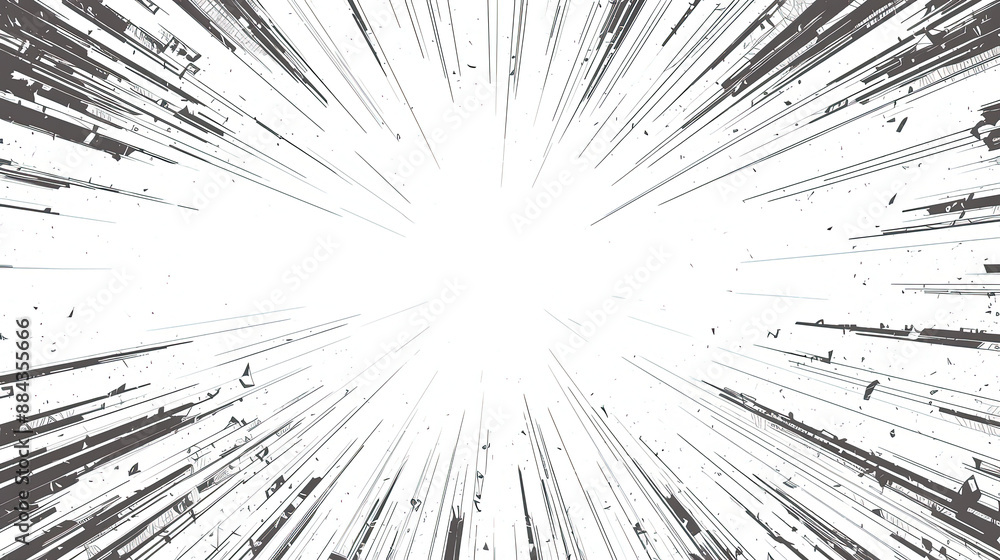 Speed lines backgrounds. Fast speed motion horizontal line manga effect ...