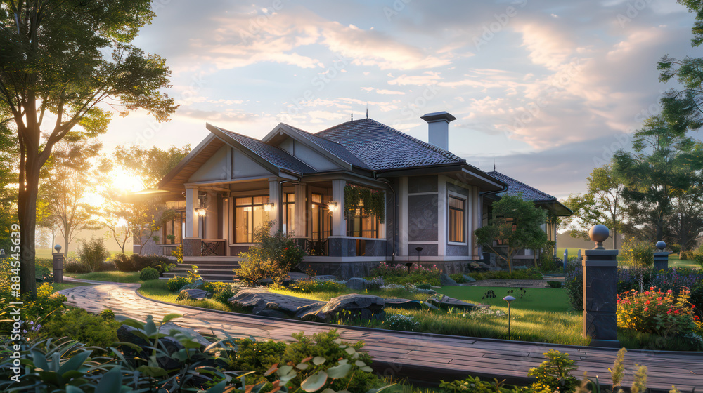 american Cottage-style homes are examples of charm and a welcoming ...