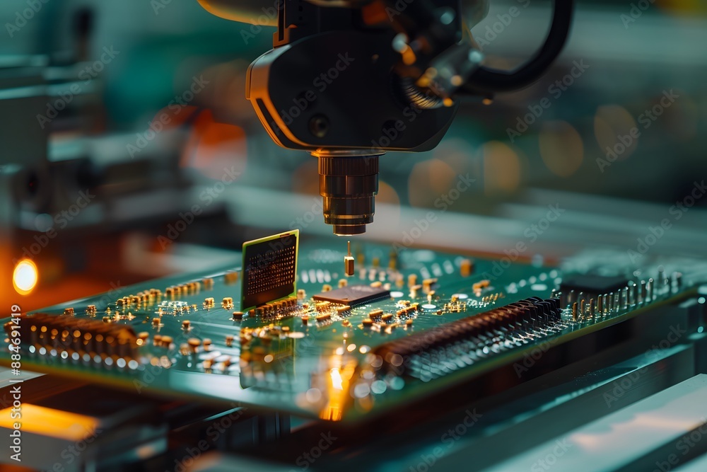 Microscopic Marvels: Detailed HD Views of Semiconductor Chips and ...