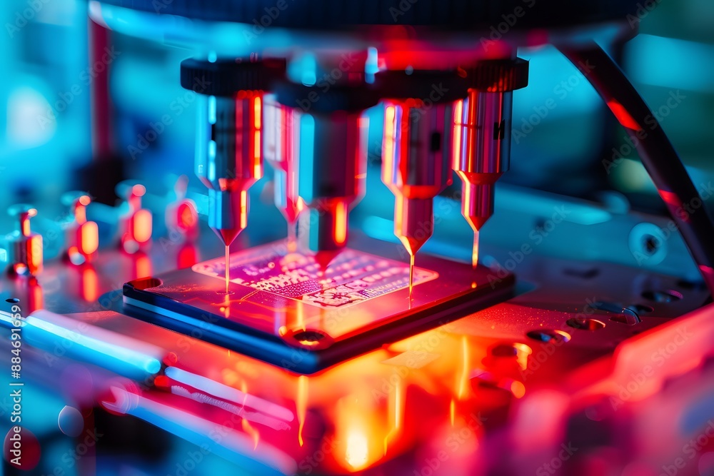 Microscopic Marvels: Detailed HD Views of Semiconductor Chips and ...