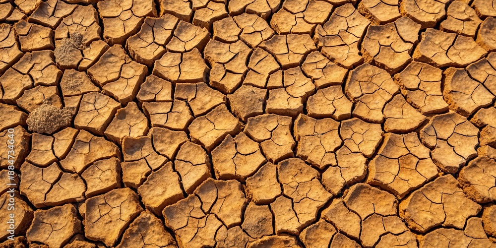 Seamless dry cracked desert soil texture, barren, cracked, dirt, mud ...