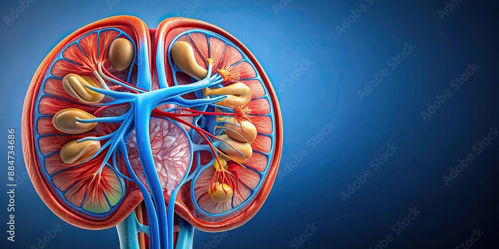 An detailed image showcasing the intricate anatomy and structure of a ...