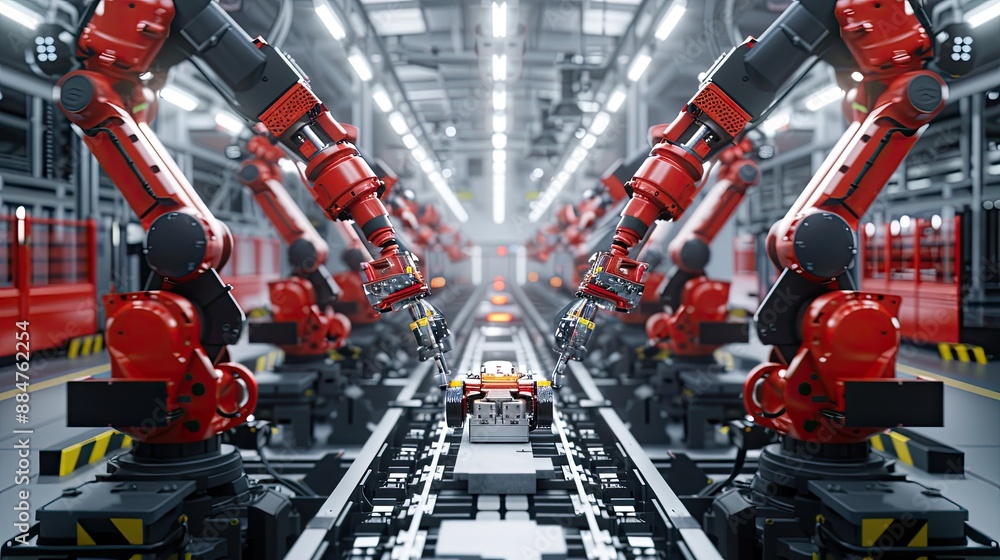Automated assembly line for robot manipulators producing high-tech ...