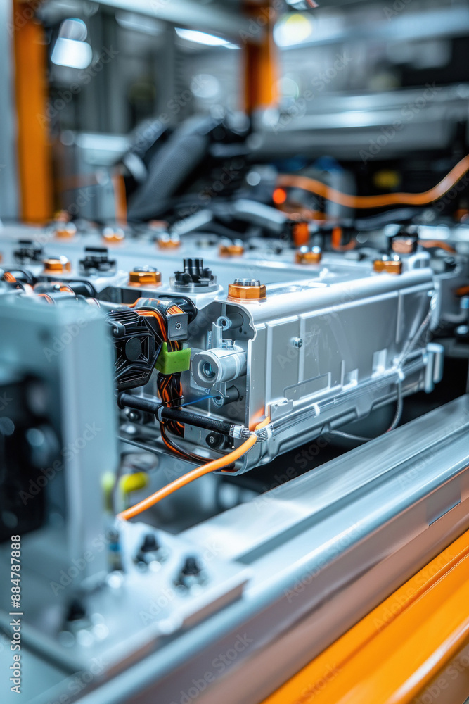 High-voltage lithium-ion battery component for electric or hybrid ...