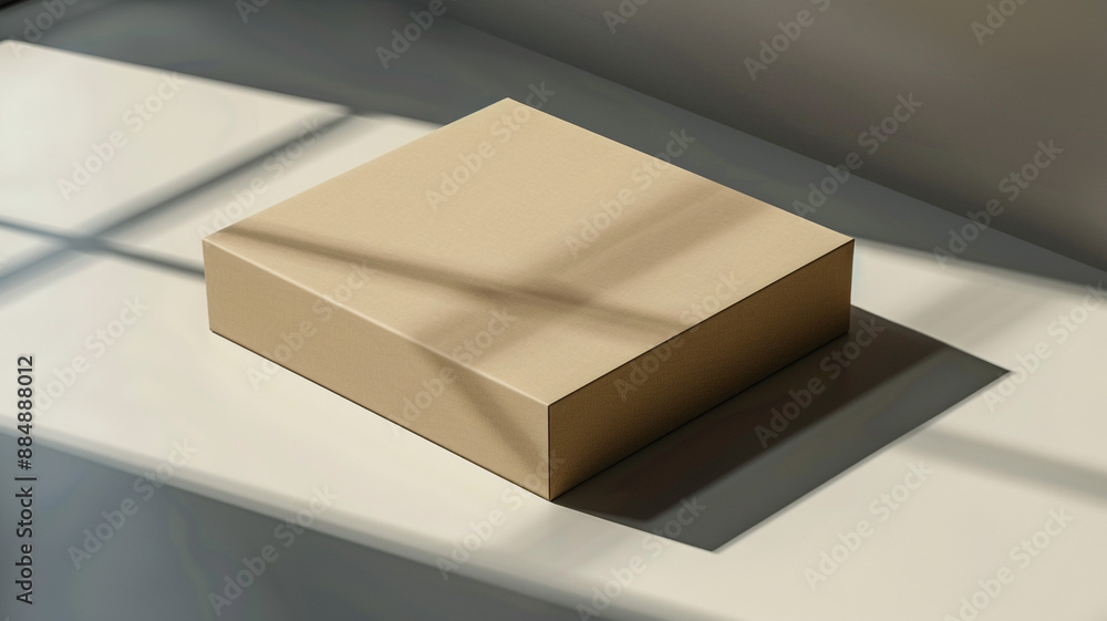 Cardboard box isolated over white background. cardboard box, isolated ...