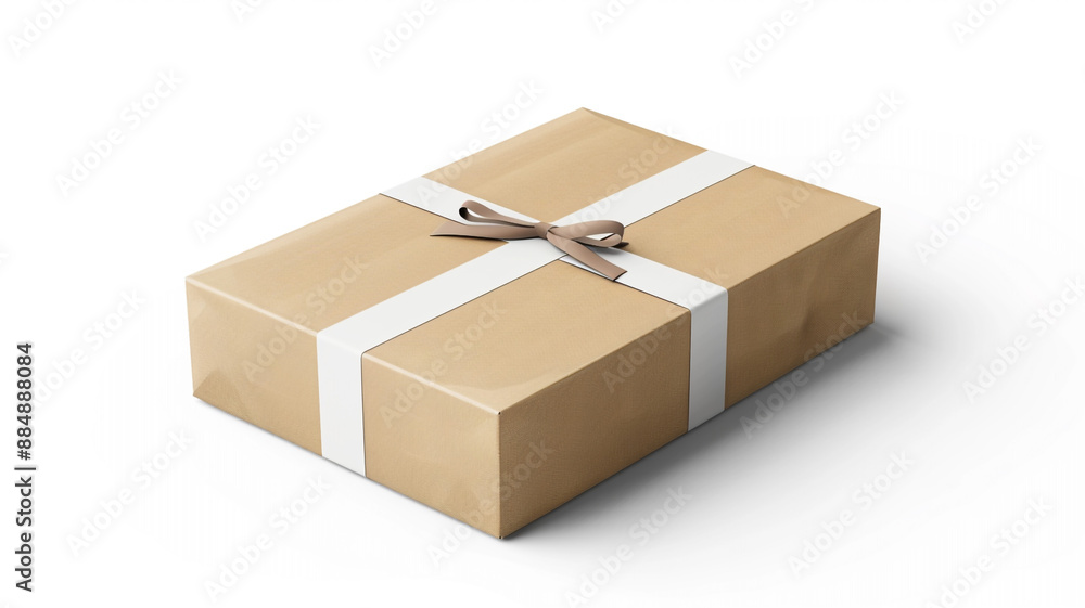 Cardboard box isolated over white background. cardboard box, isolated ...