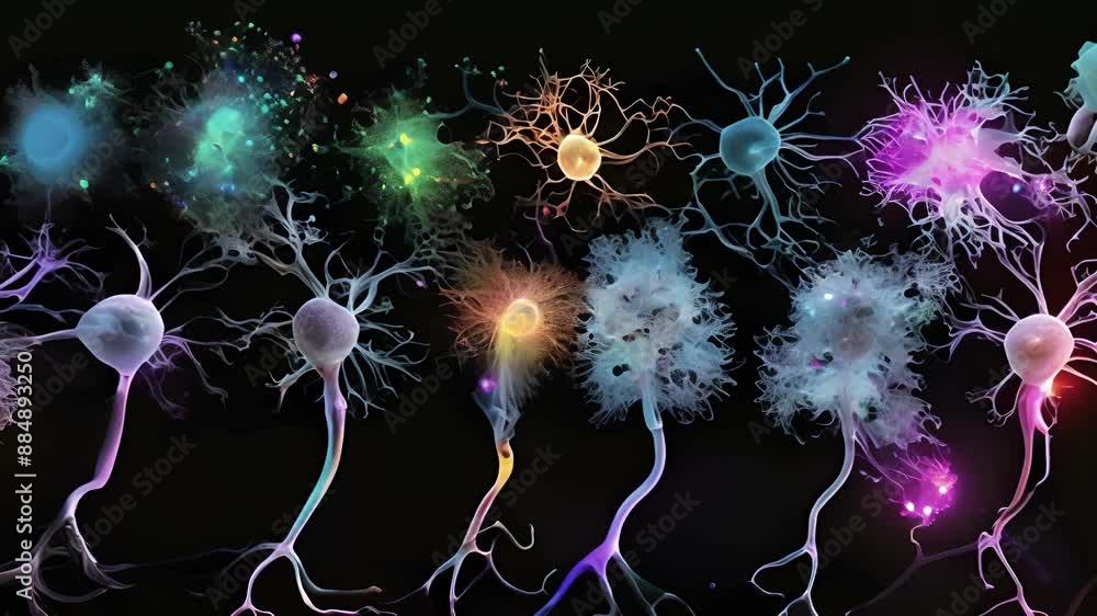 An illustration of the various stages of neurogenesis from neural stem ...