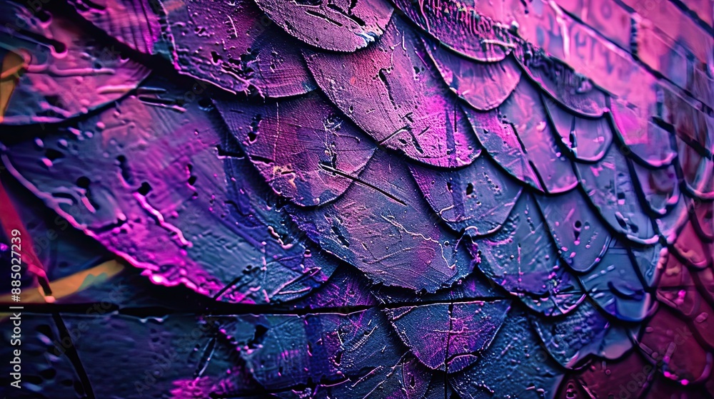 Fish Scale, Graffiti Background, a blend of fish scale textures against ...