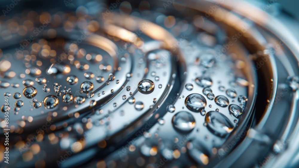 A cross-section view of a washing machine, revealing its inner workings ...