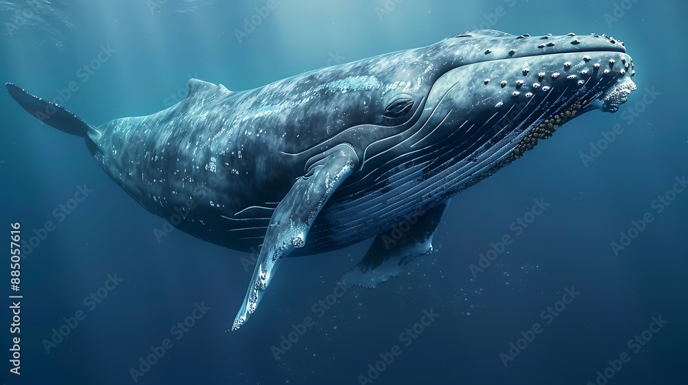Visual guide the life cycle of a whale from birth to maturity in marine ...