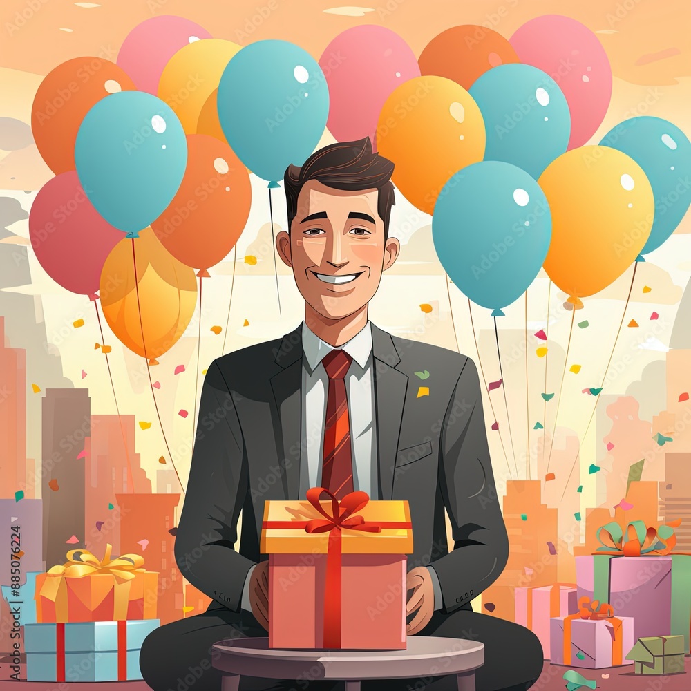 Colorful Birthday Backgrounds for Men with Fun Solid Colors Stock ...