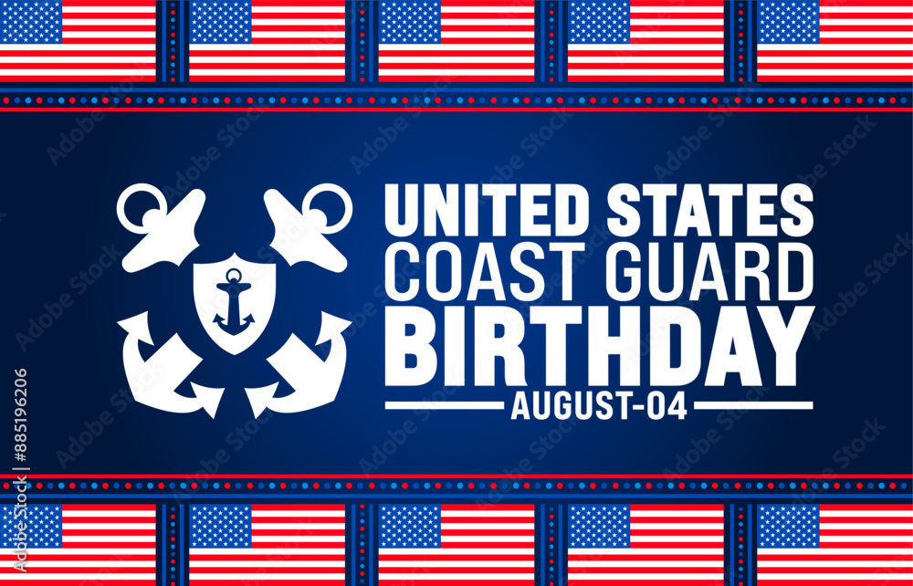 us coast guard birthday is observed every year in August. Holiday ...