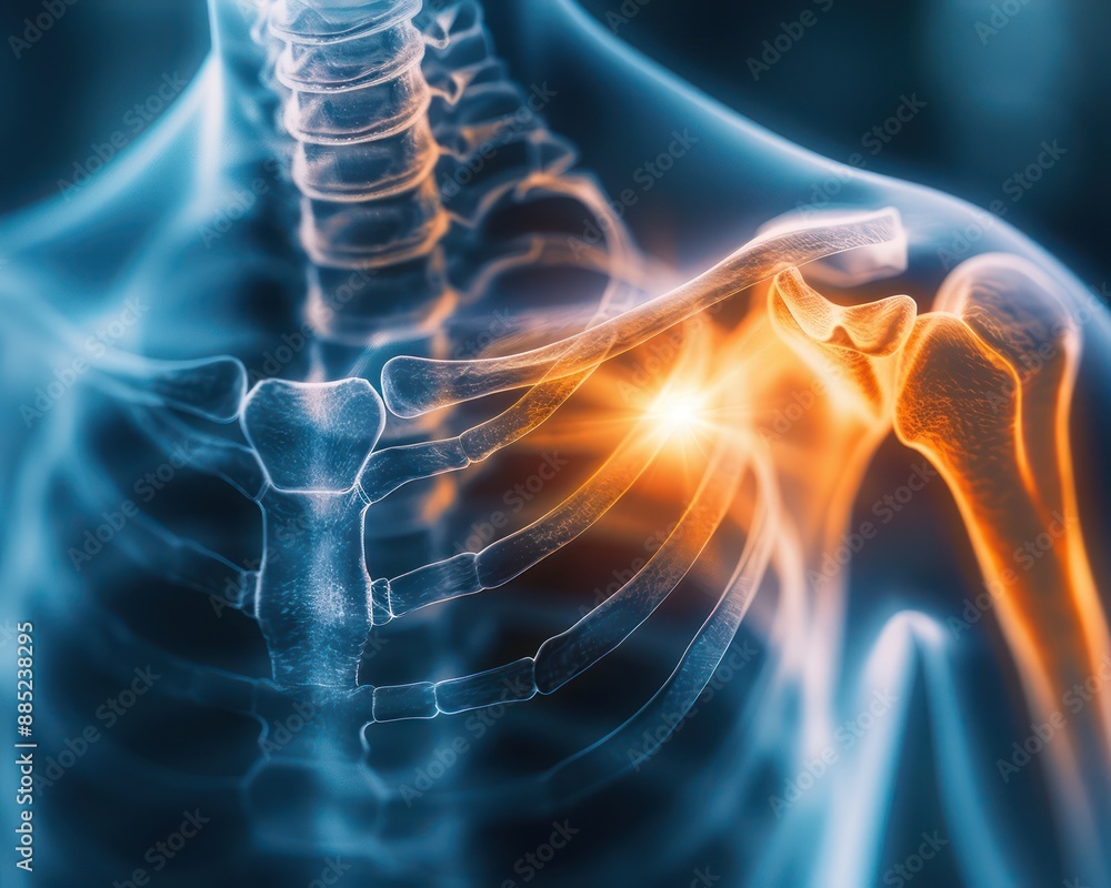 Foto de Shoulder Joint Radiography Analyzing Bone Structure for ...