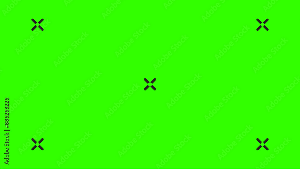 Green screen background, VFX motion tracking markers. Art design green ...