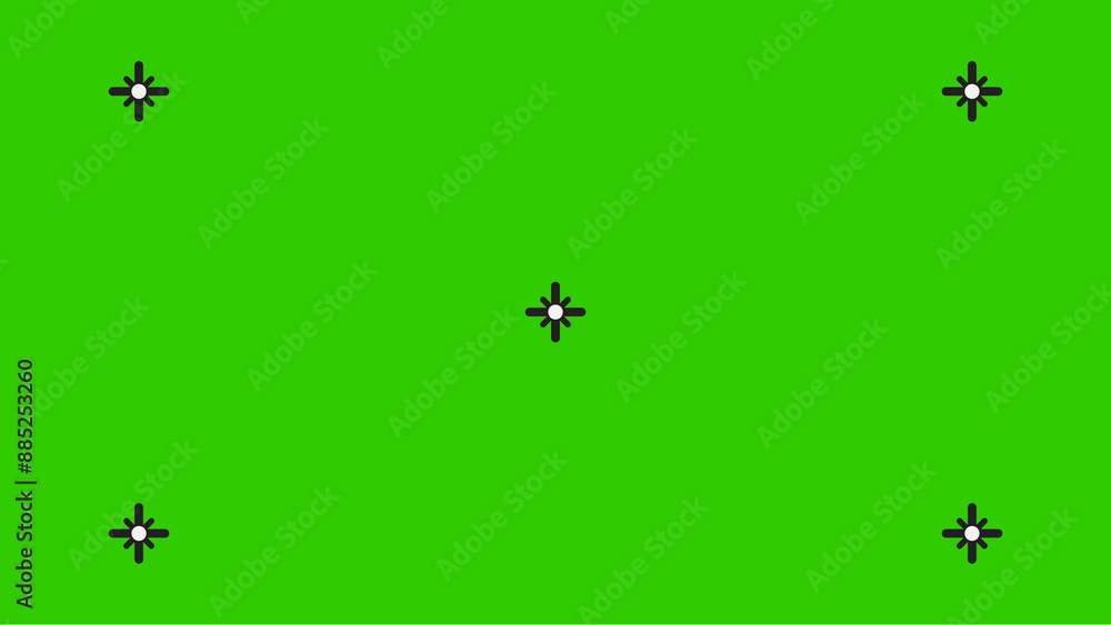 Green screen background, VFX motion tracking markers. Art design green ...