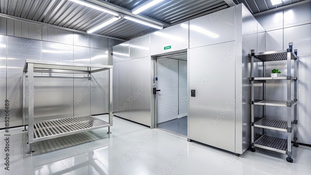 Refrigeration chamber for food storage and ice production ...