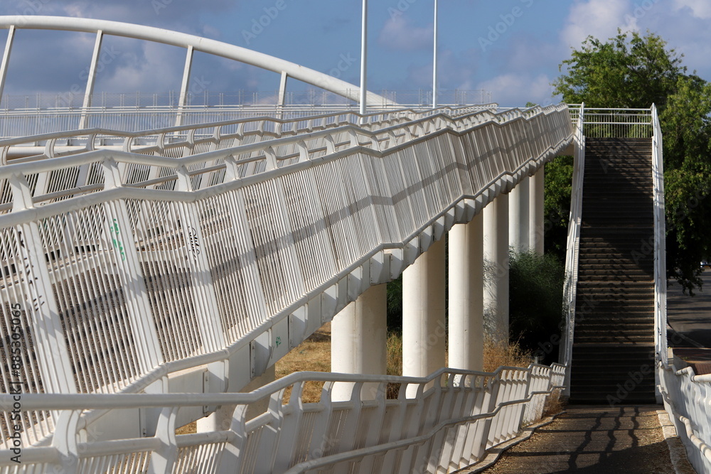 bridge, architectural detail, ceiling, roadway, road, macro, fencing ...