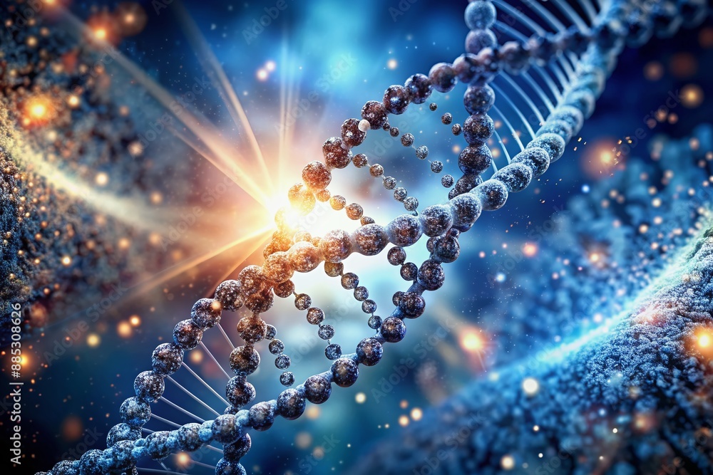 Delicate double helix structure ascends from a swirling vortex of ...