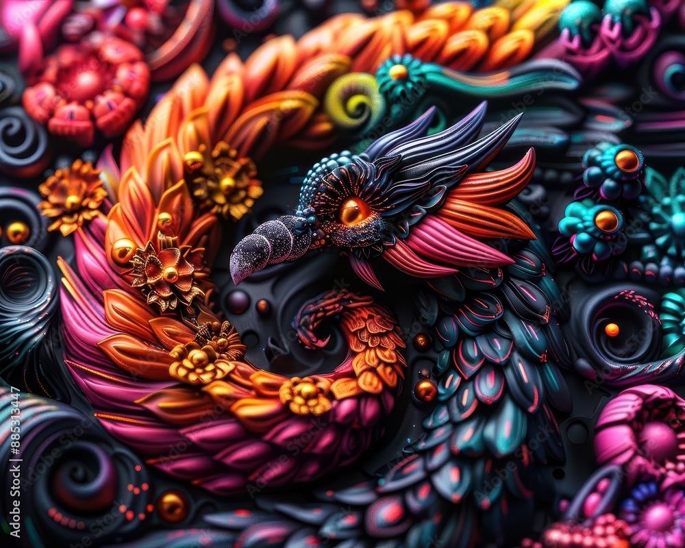 Merging 2D illustrations with 3D objects, blurring the lines between ...