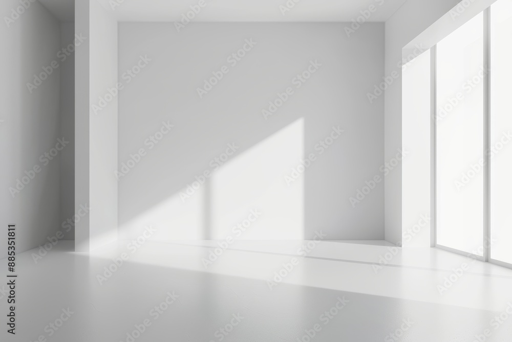 Studio room template on empty background. Design backdrop for product ...