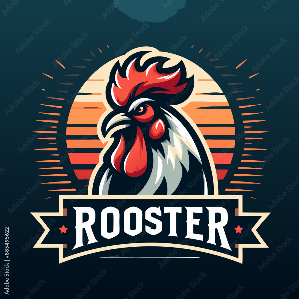 Rooster mascot design , farm logo , rooster logo , chicken logo ...
