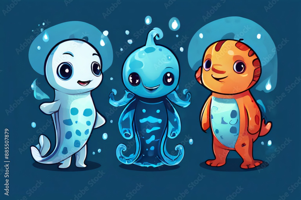 Cartoon characters, game characters, animation characters, animal ...