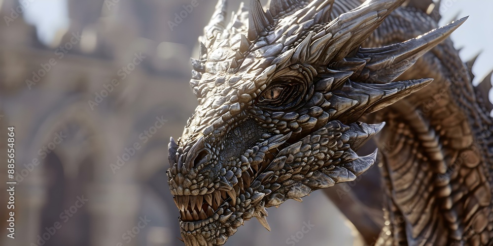 Screenshot of a dragon character in a video game. Concept Video game ...
