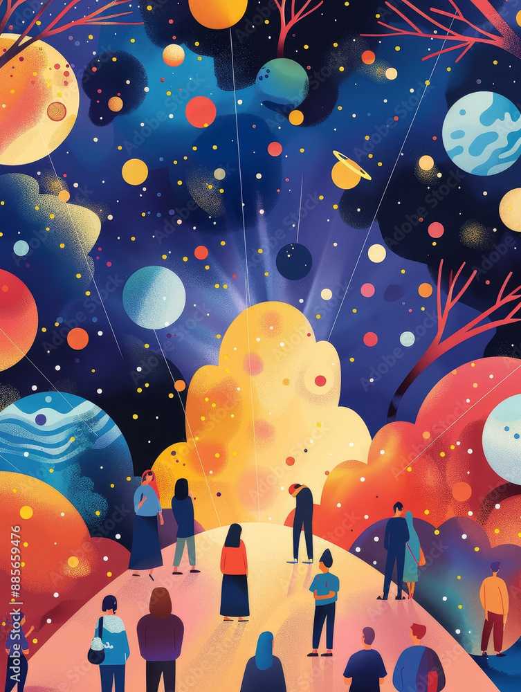 Graphic depicting the transformative impact and disruptive potential of ...