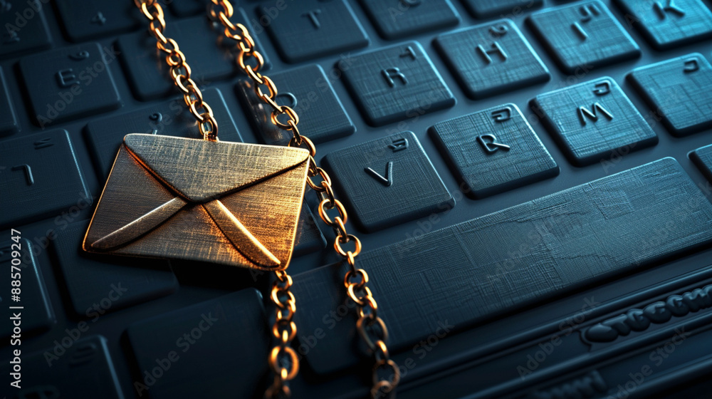 Beware of phishing emails: Don't click on suspicious links. Stock Photo ...