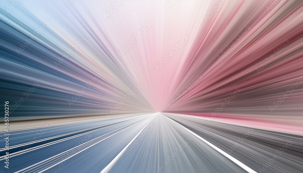 futuristic concept of motion speed lines with misty rose, linen and ...