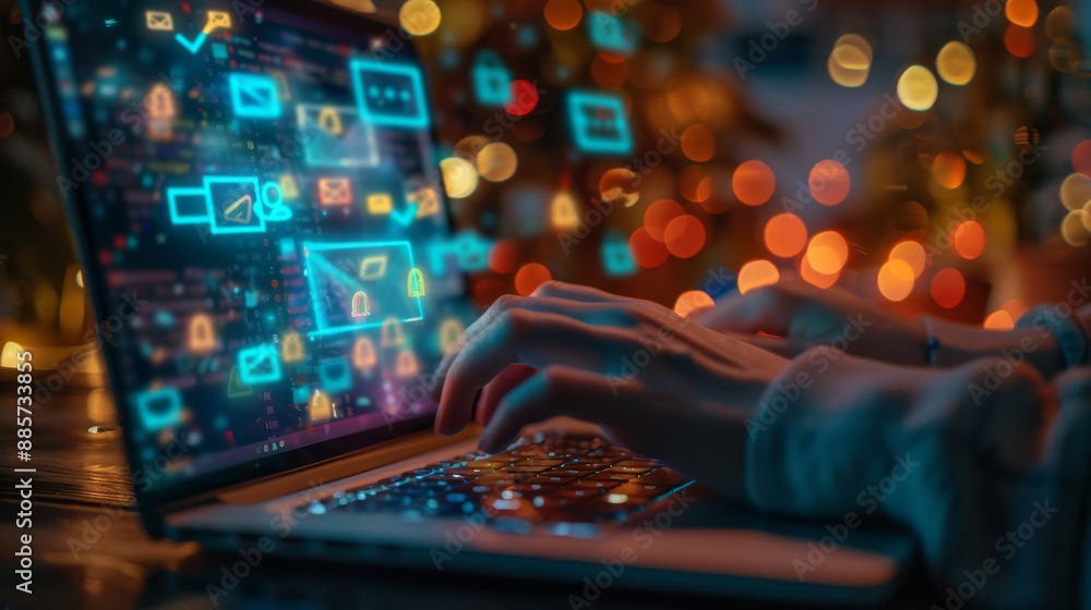 Accessible Email: An image showing a person in a wheelchair reading and ...