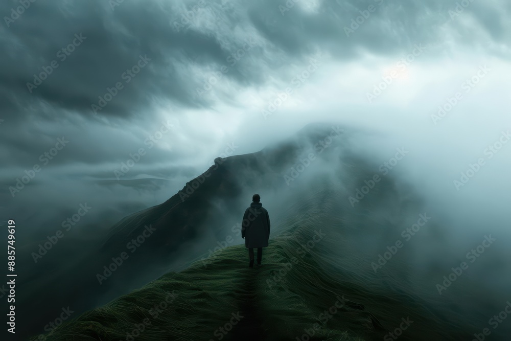 Walking in a supernatural scene leads to breathtaking vistas, with ...