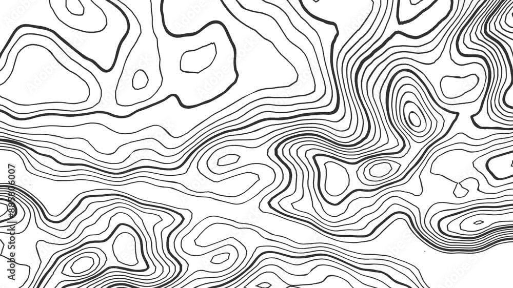 contours Geographic mountain topography vector illustration ...
