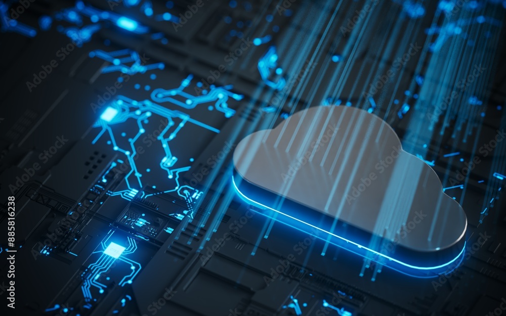 Cloud Computing Network Server Artificial Intelligence Data Modernization Transformation ...
