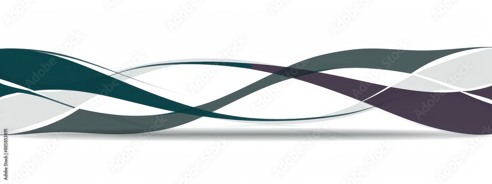 waves and curves intertwining, creating a fluid pattern that adds depth ...