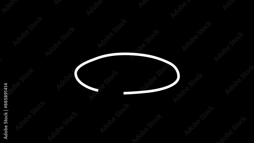 Hand Drawn Scribble Circle animation, Animated Hand Drawn Highlighter ...