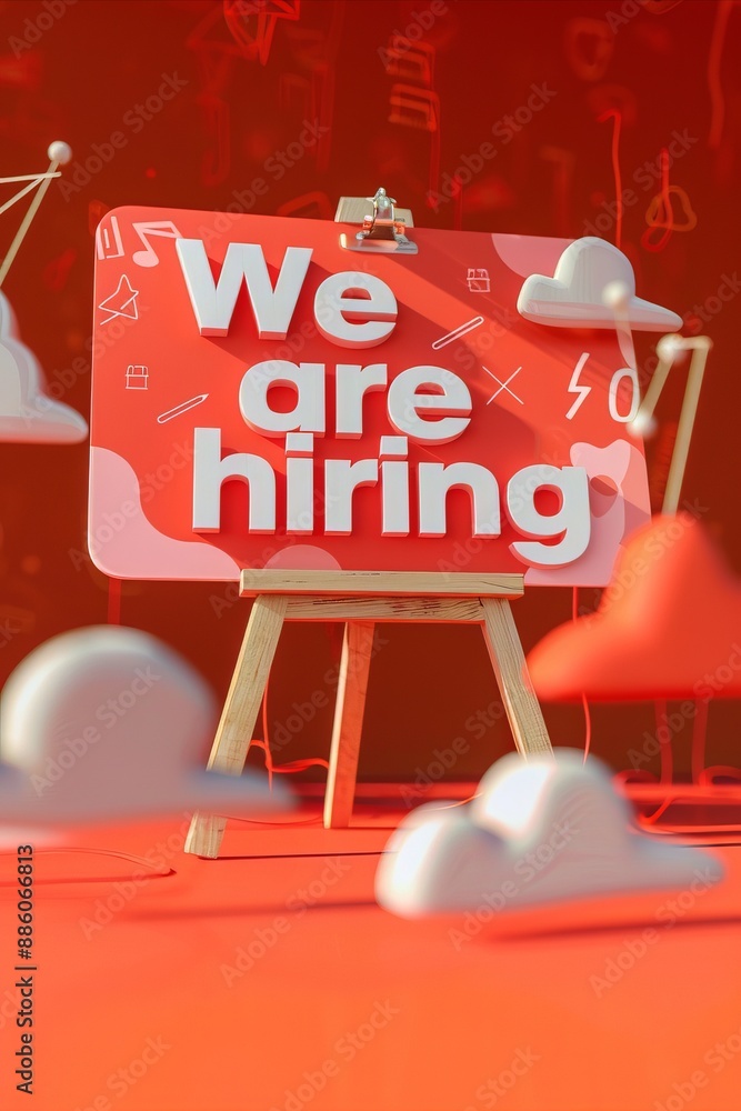 Foto de We are hiring poster concept, Open positions available. Elevate ...
