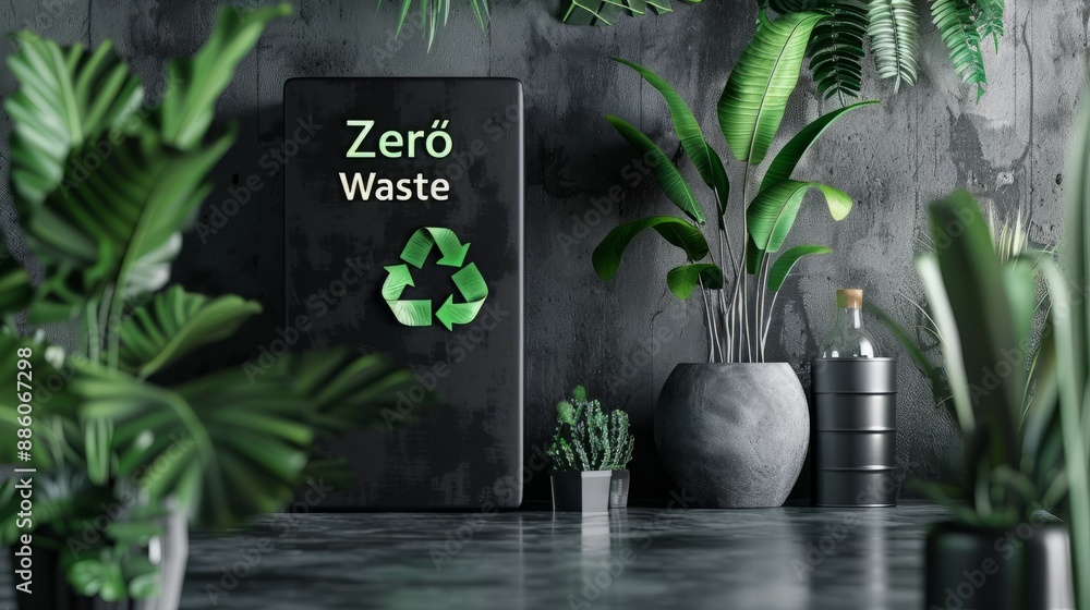 Zero Waste Concept. Fighting Plastic Pollution for a Sustainable Future ...