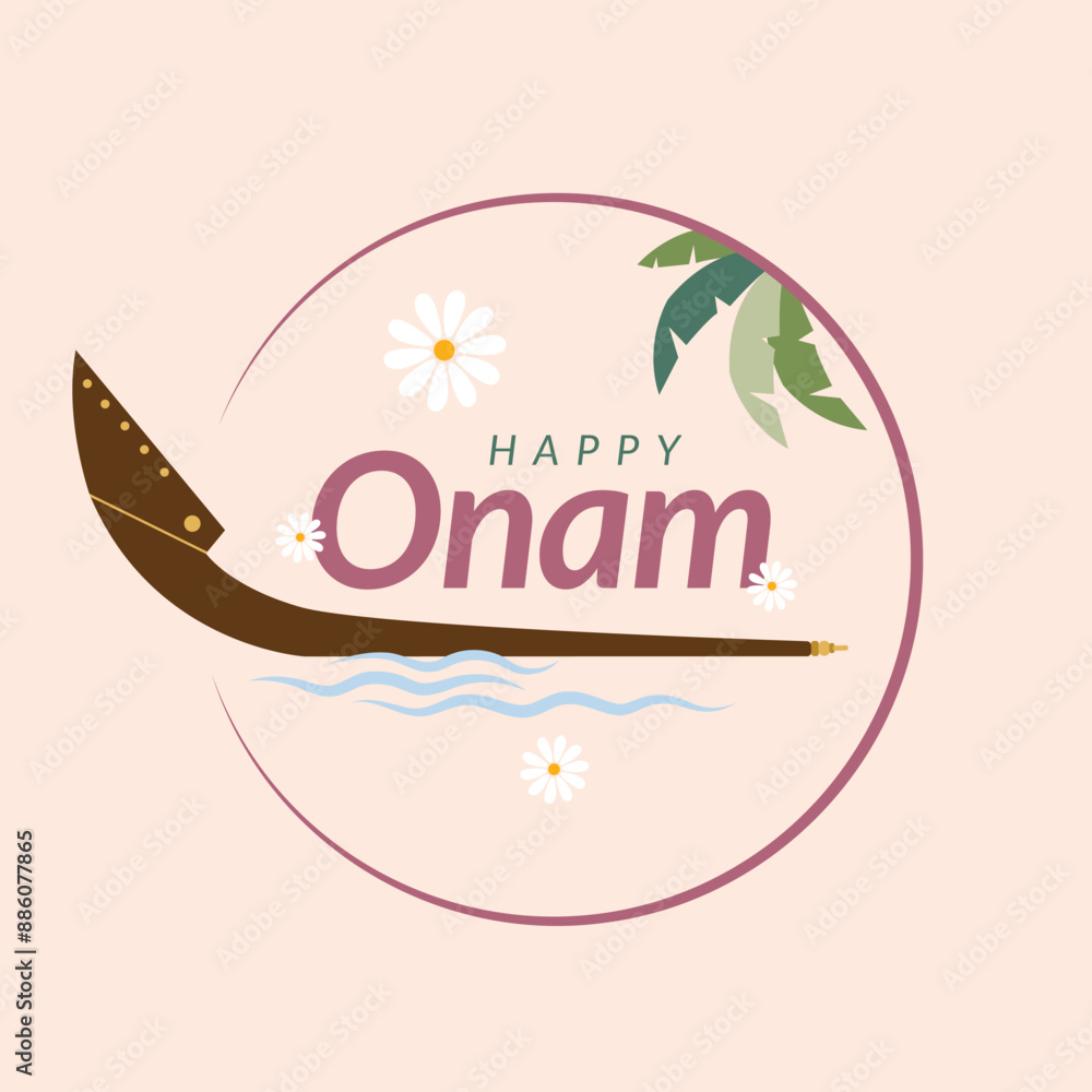 Onam festival of kerala, Onam design elements with Happy Onam ...