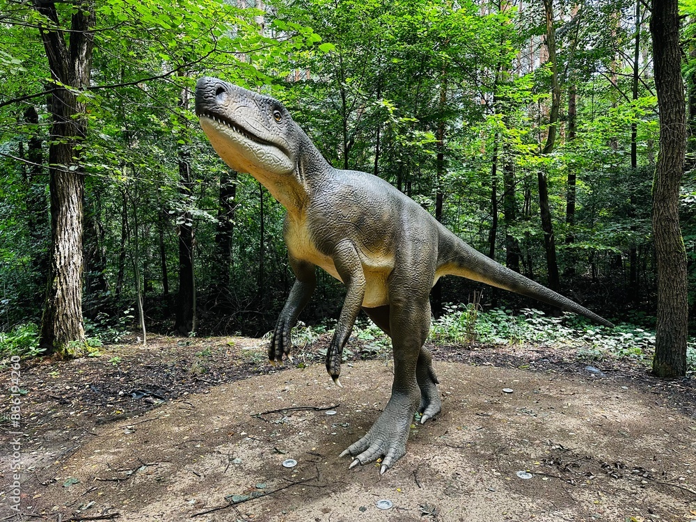 Wawel Dragon. Dragon from Lisowice.Archozaur dinosaur. Realistic figure ...