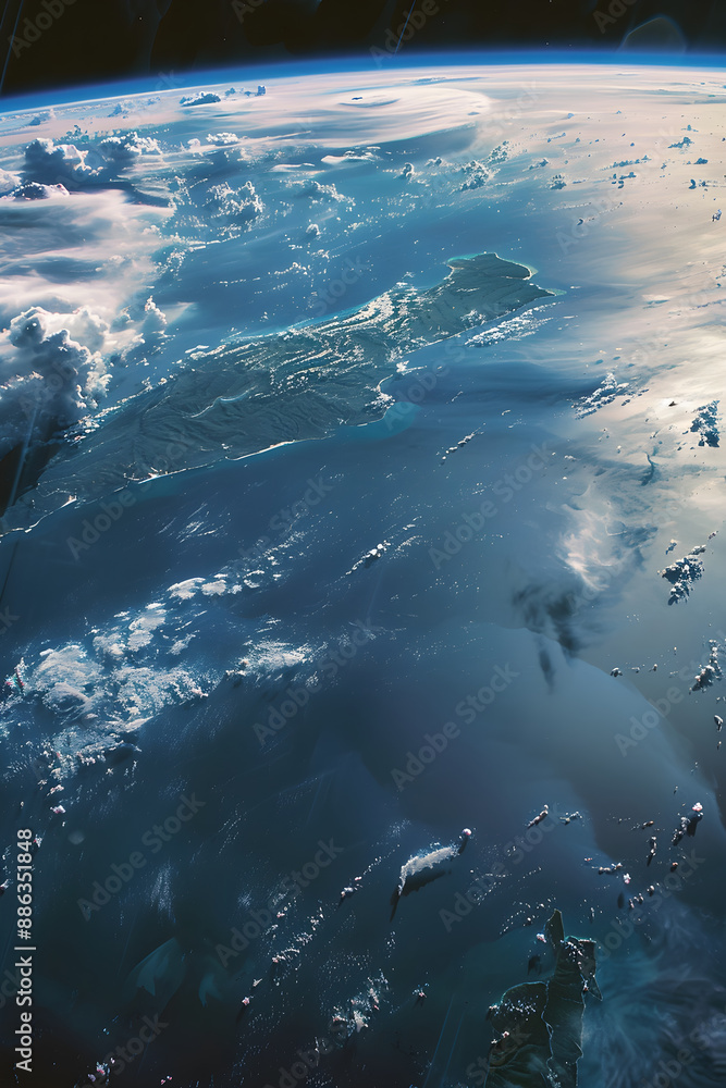 Stunning Earth from Space: A Blue Marble of Life and Fragility Amidst ...